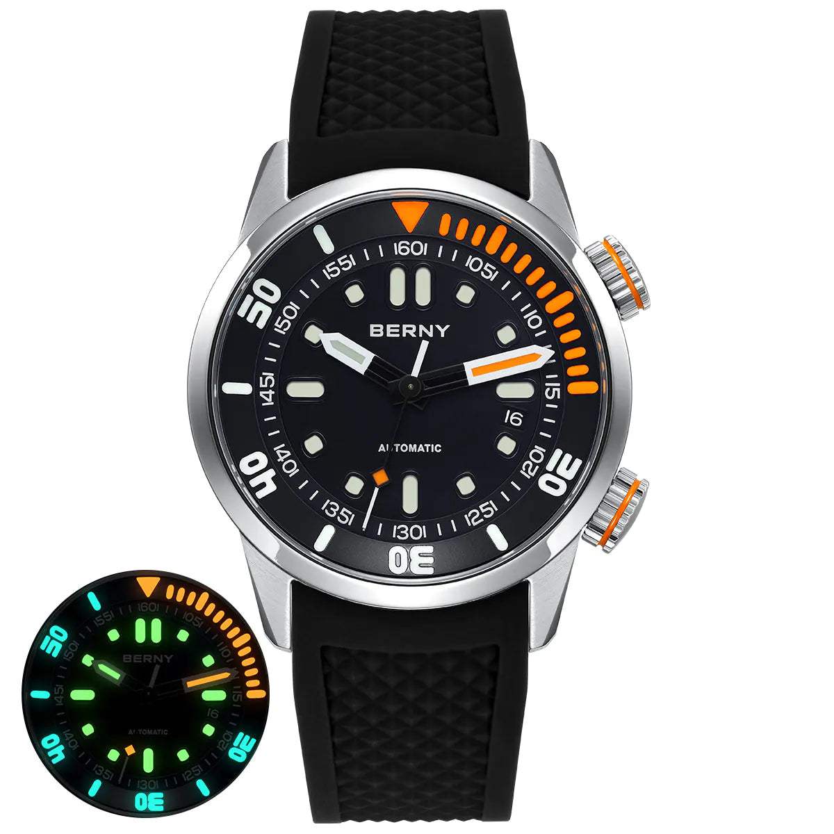 BERNY Men Compressor Automatic Diver Watch V3-AM339M | ThankBuy Watch